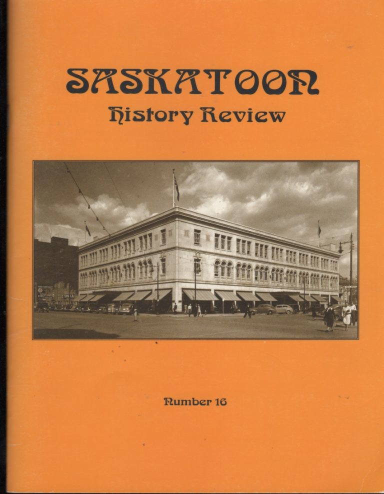 Saskatoon History Review – Saskatoon Heritage Society
