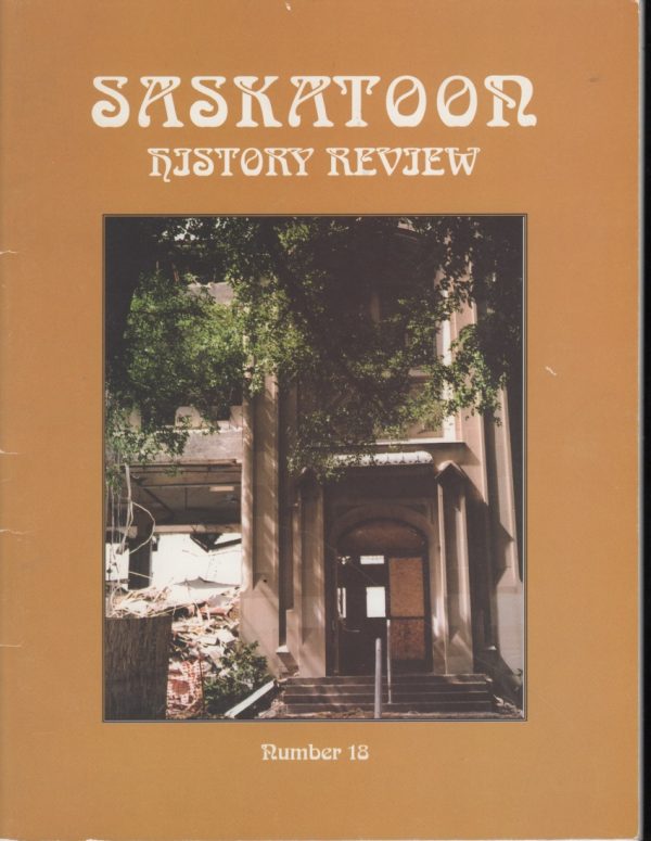 Saskatoon History Review – Saskatoon Heritage Society