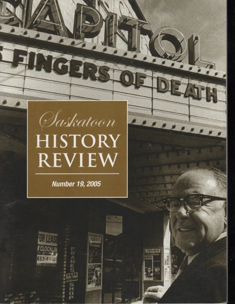 Saskatoon History Review – Saskatoon Heritage Society