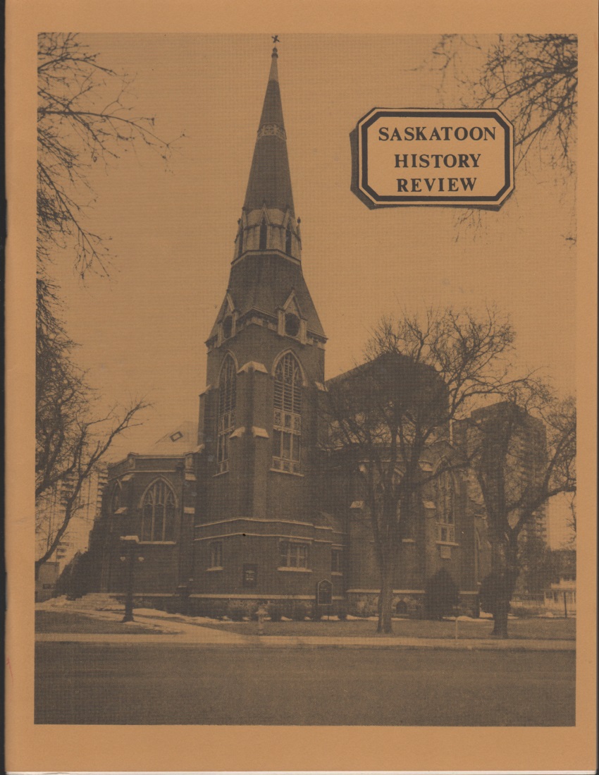 Saskatoon History Review – Saskatoon Heritage Society