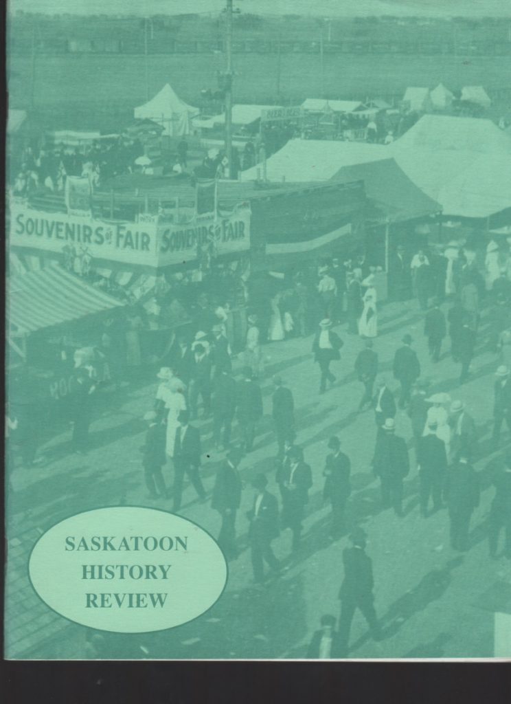 Saskatoon History Review – Saskatoon Heritage Society